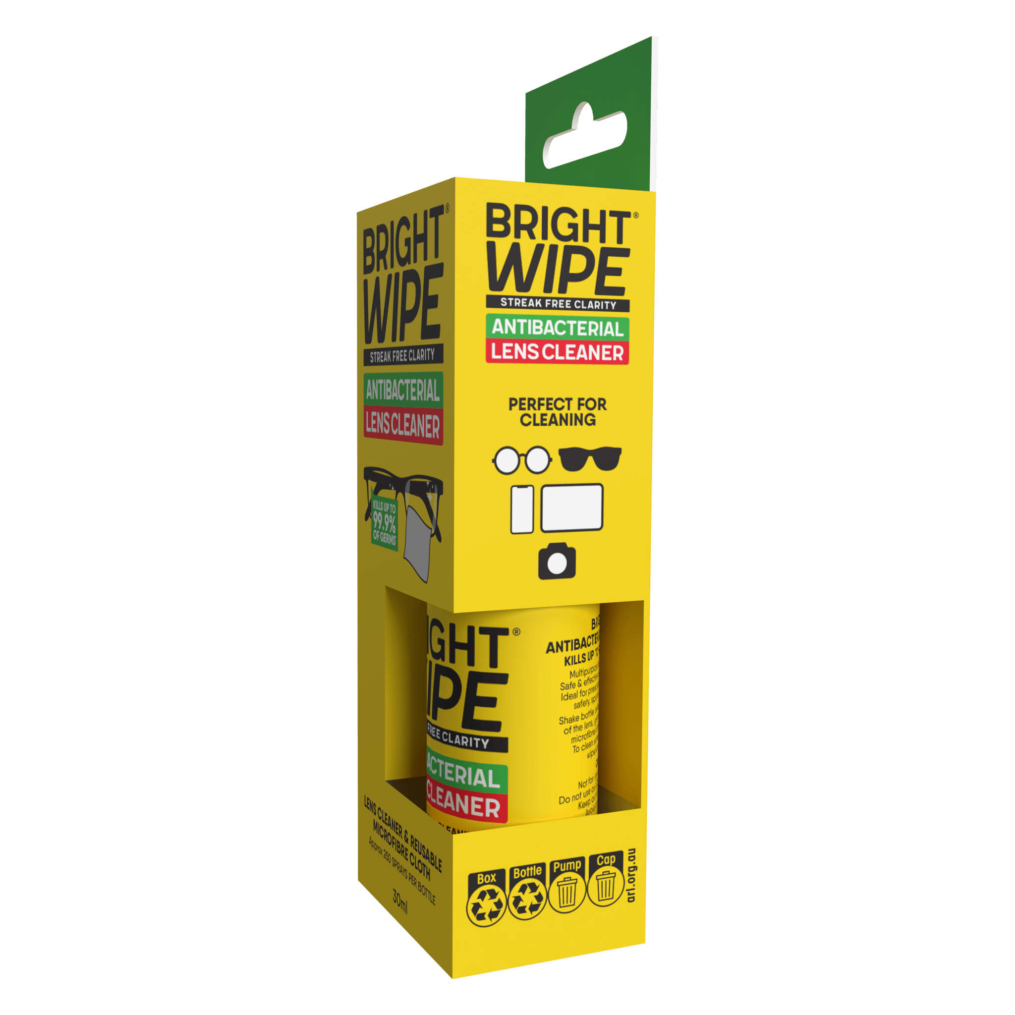 Antibacterial Lens Cleaning Kit – Brightwipe