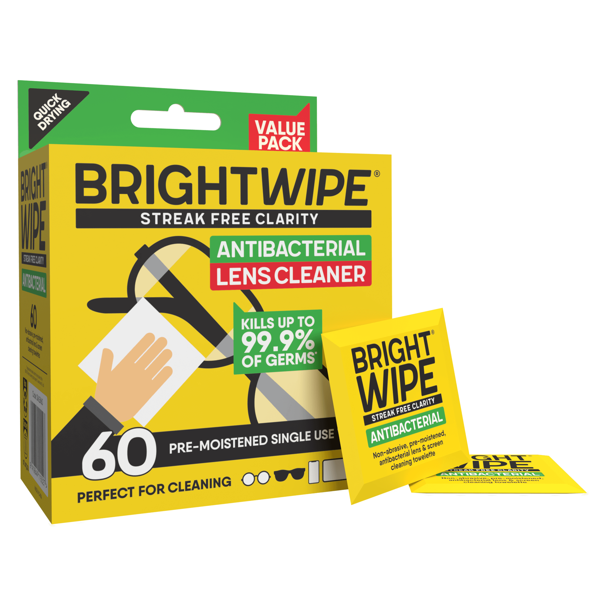 Brightwipe — A better way to cleaner your glasses & screens
